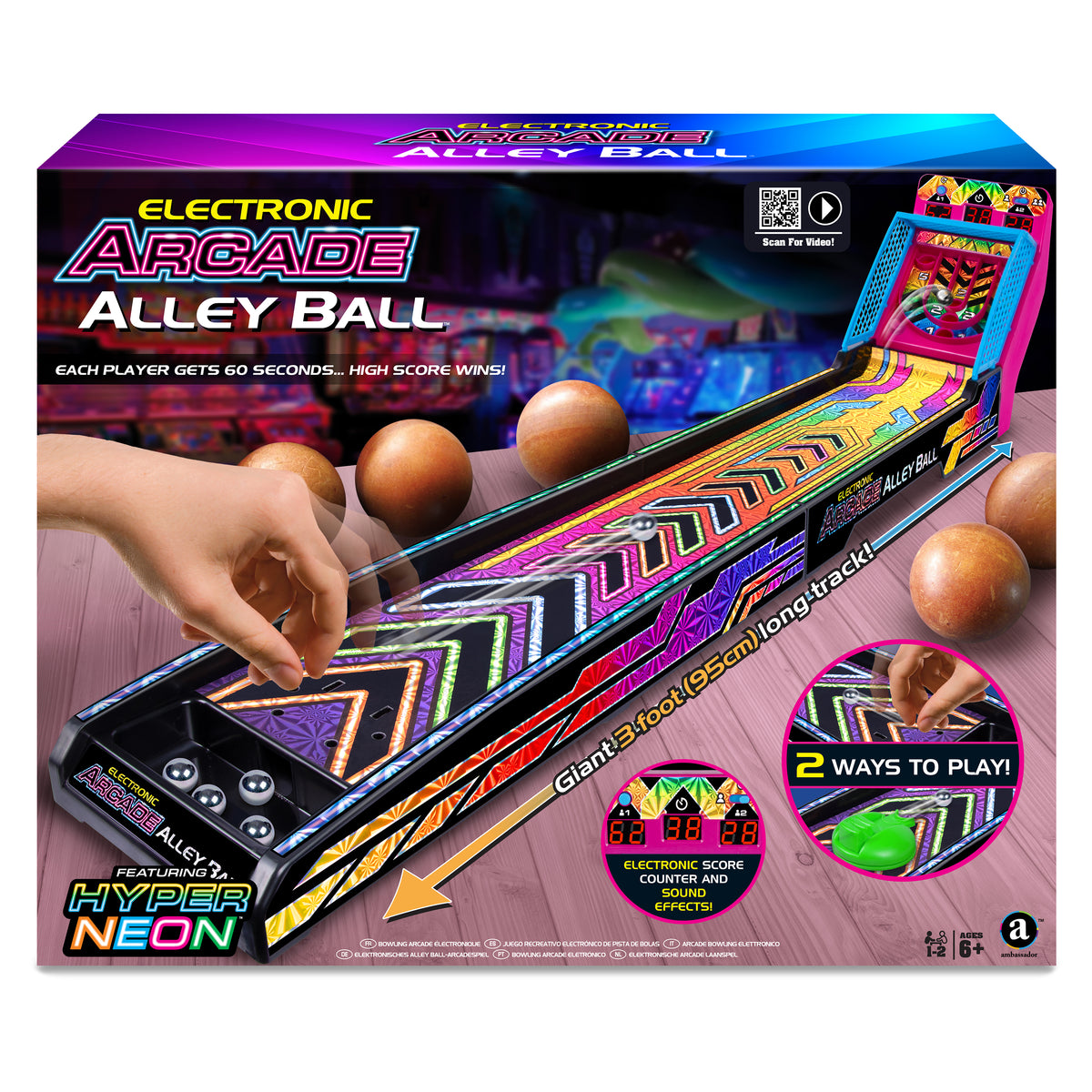 Electronic Arcade Alley Ball (Hyper Neon Series) – KookiWannaBe